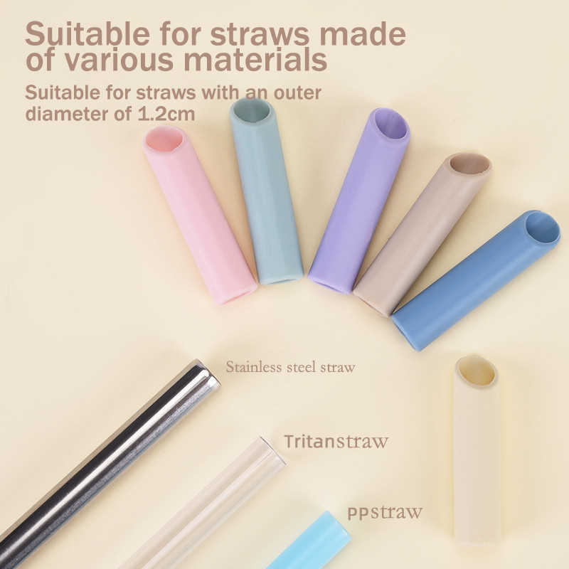 Silicone Straw Conversion Head Large Hole Simple Cute Suitable for 1 ...
