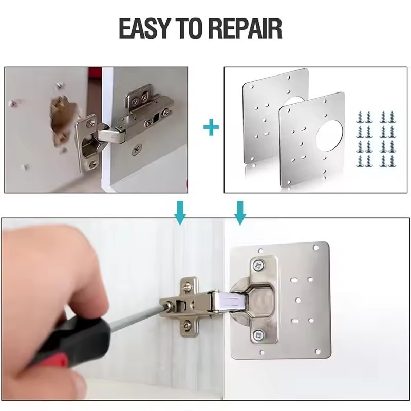 Cabinet Hinge Repair Plate Kits - Hinge Repairing Fixing Tool ...