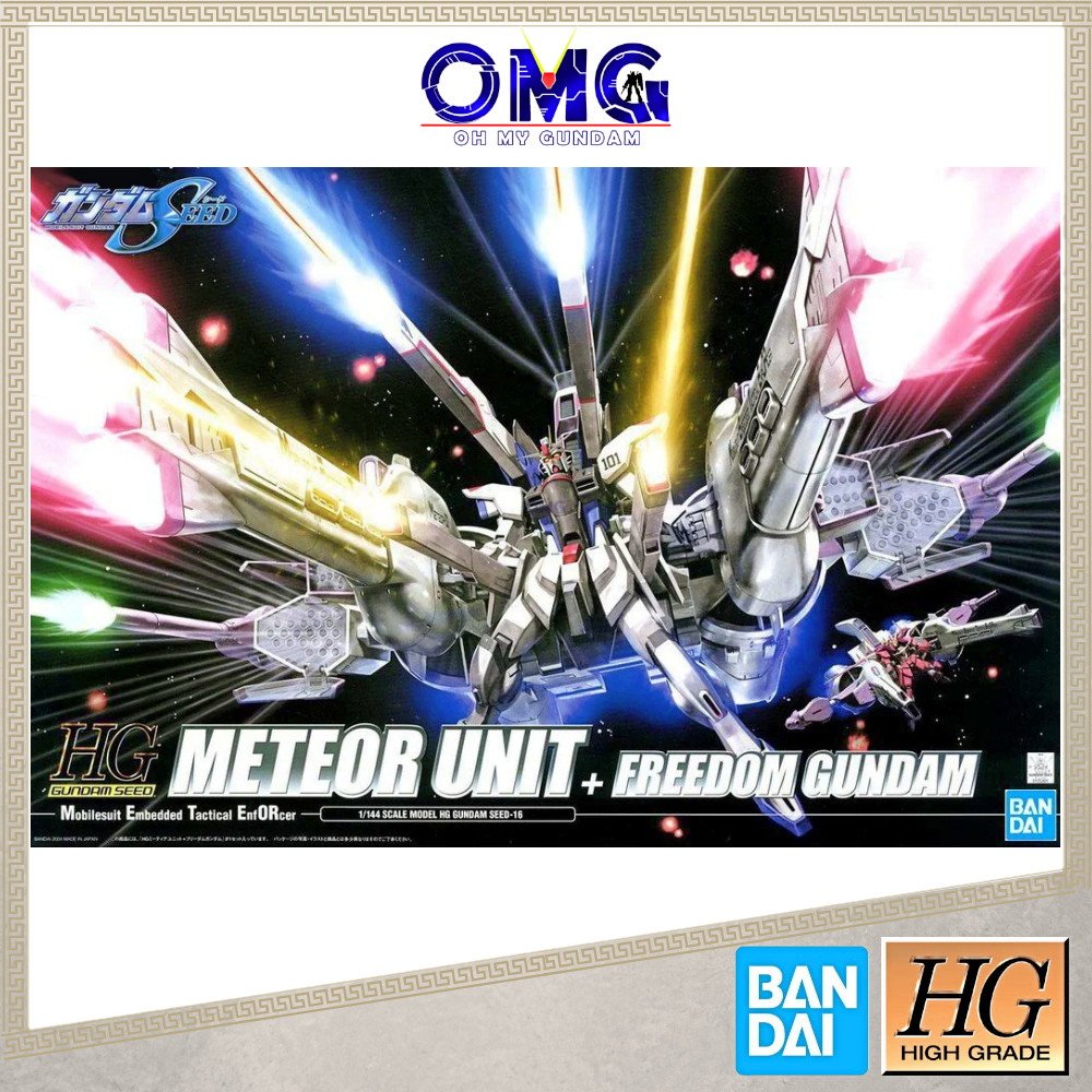Bandai HG Meteor Unit + Freedom Gundam 56809 HG Freedom 1/144 Meteor ...