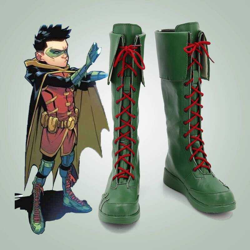 Batman Dami An Wayne cos Shoes Anime Cosplay Men's Boots | Shopee Malaysia