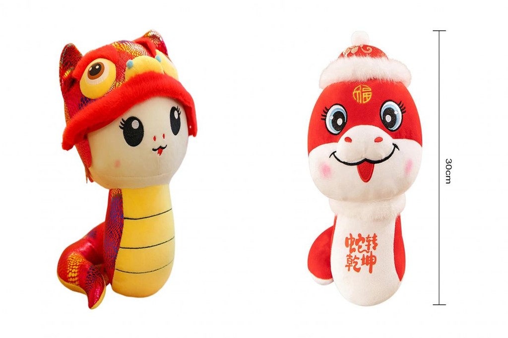BF Chinese Zodiac Snake Stuffed Animal Chinese New Year Snake Plush Toy ...