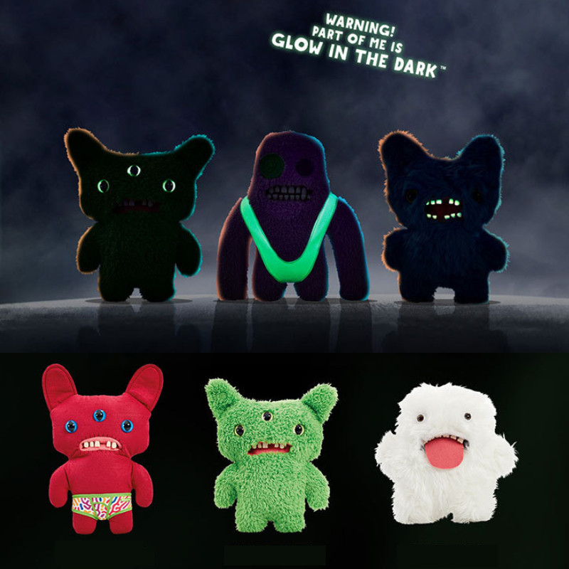Fuggler Quirky Plush Toy With Glow In The Dark Features And Adorable ...
