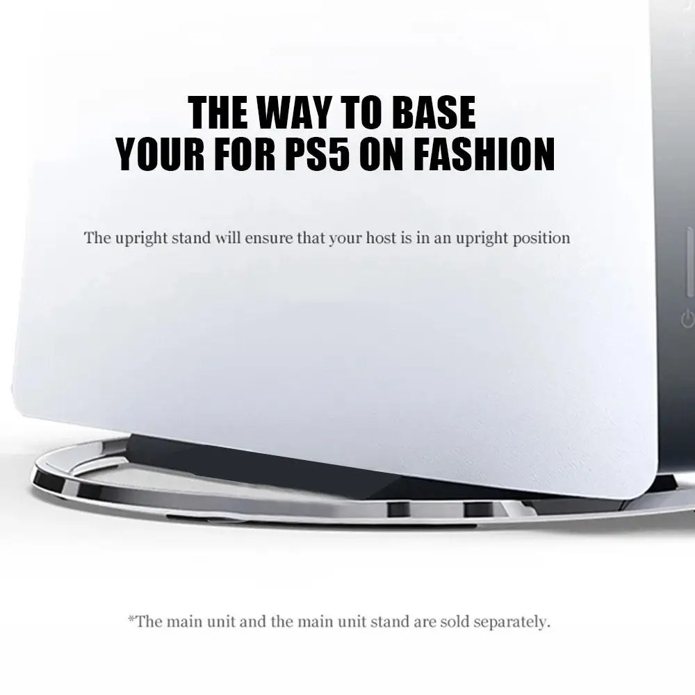 Portable Metal Vertical Stand for PS5 Consoles Non-Slip Base Mount for ...