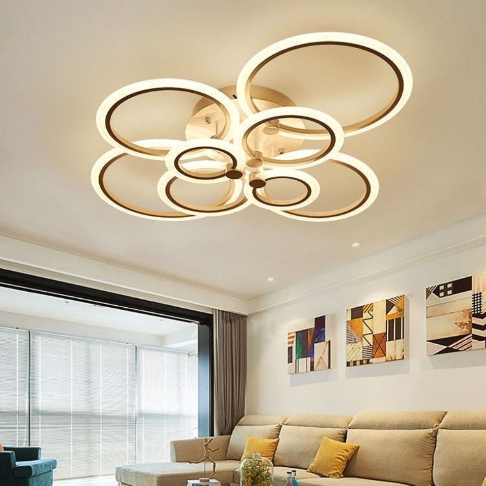 Nordic Chandelier Multi-Head Led Ceiling Light Living Room Dining ...