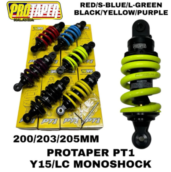 LC135 V1-V8 Y15ZR Y15 Y16ZR Y16 PROTAPER RACING PT1 MONOHSHOCK ABSORBER [ 200MM / 203MM / 205MM ...