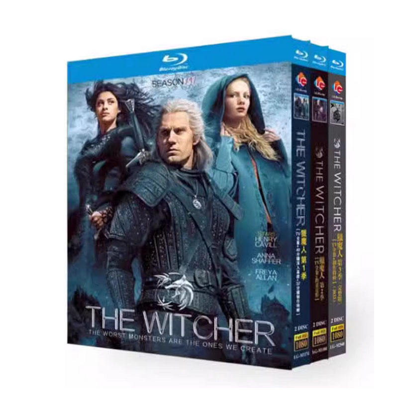 Bd Blu-ray HD American Drama The Witcher The Witcher 1-3 Seasons The ...