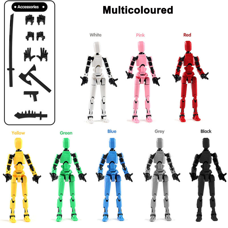 Dummy 13 Action Toys Figure Multi Joint Movable 3D Printed Mannequin ...