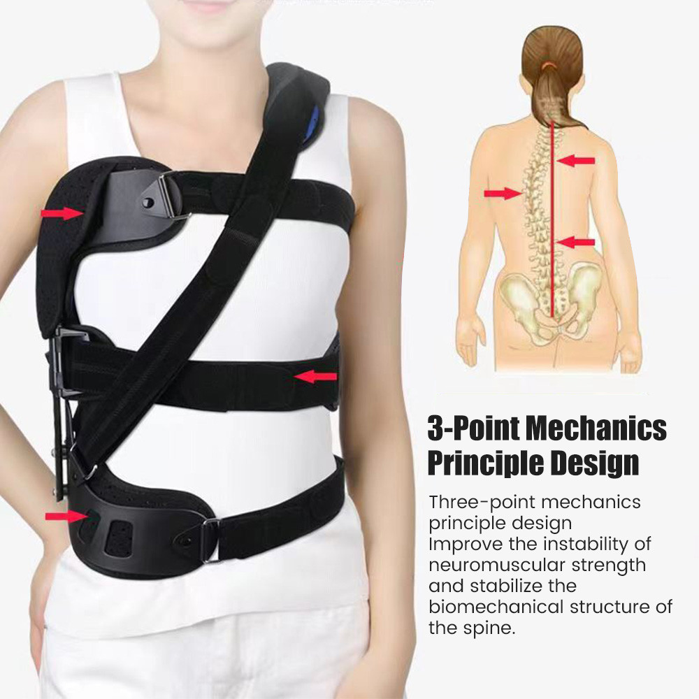 Adjustable Scoliosis Posture Corrector Adults Health Support Brace ...