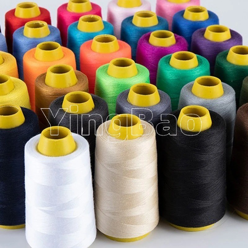 1300 Yards/Roll Polyester All-Purpose Sewing Threads Prewound Bobbin ...