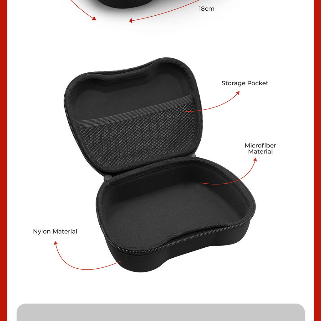 PS5 Controller Bag Travel Case Console PS4 Switch XBOX DualSense5 ...