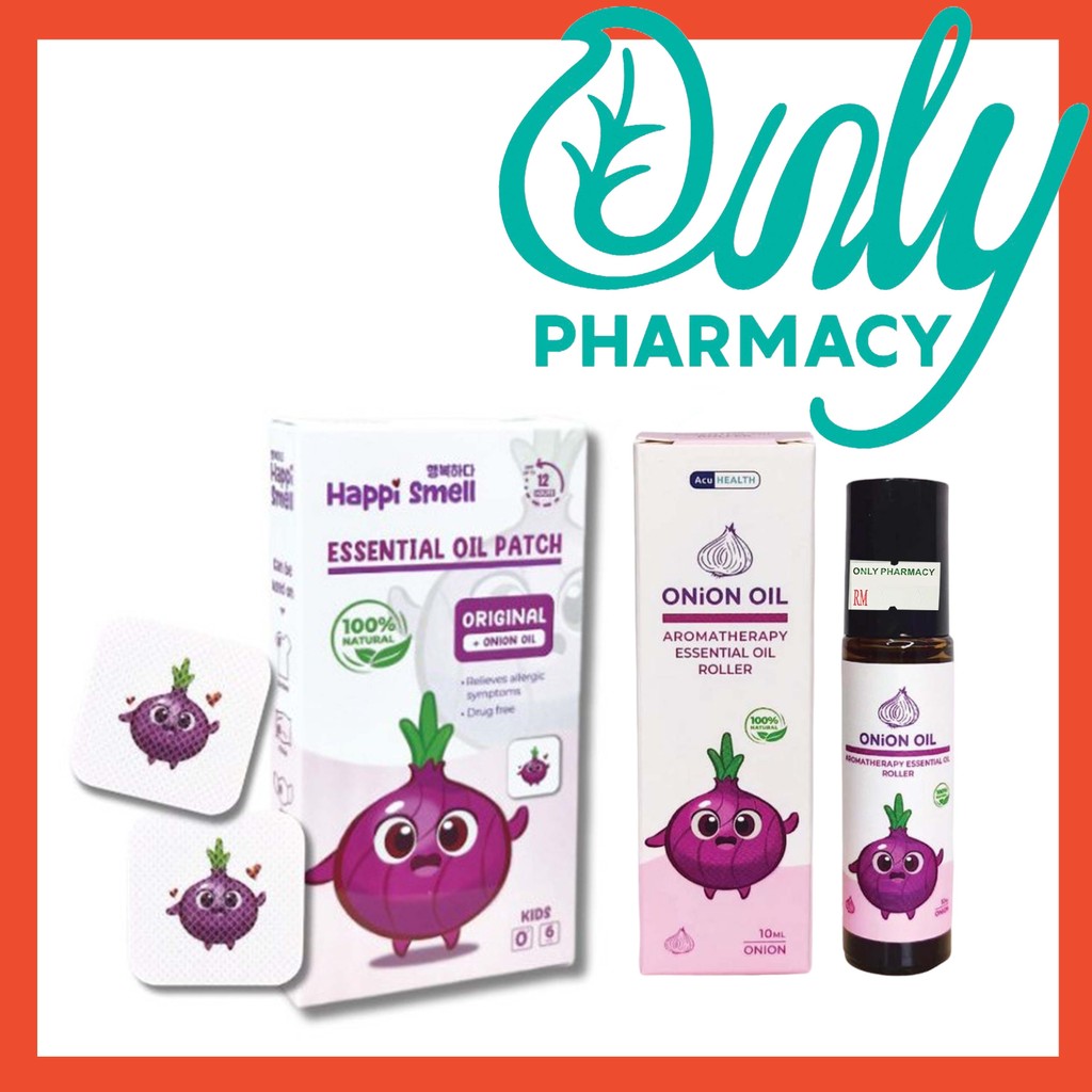 Happi Smell Essential Oil Patch Original Onion Oil 2patches(no box) or ...