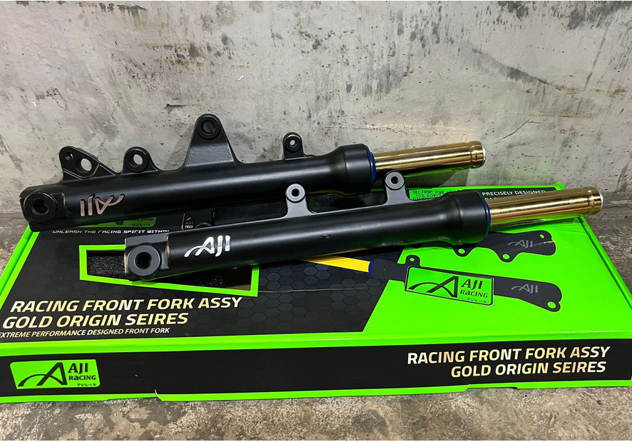 STD CUTTING LOWER FORK ASSY AJI RACING [ LOWER 1.5INCH ] SCOOTER NVX155 ...