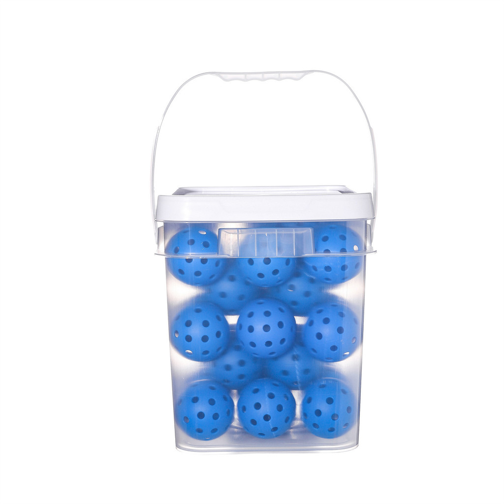 Tpe Hard Pickleball Ball 40-Hole Outdoor Training Paddle Pickleball ...