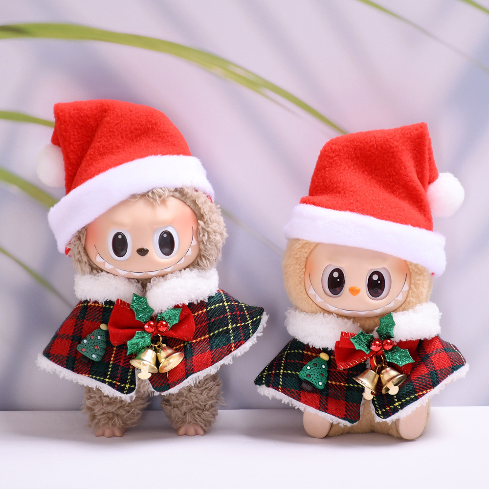 (Only cloth) For Labubu v1/v2 dresses-up winter sweater set doll ...