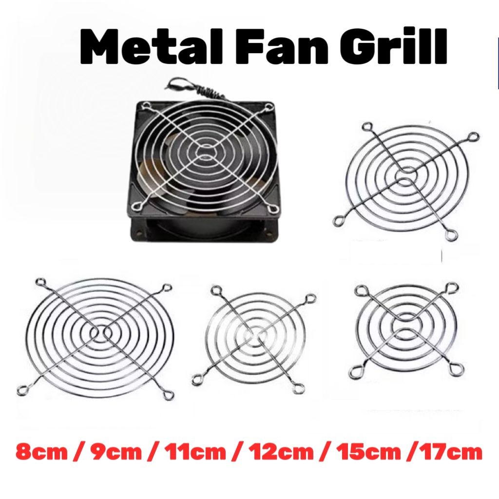 8cm 9cm 11cm 12cm 15cm 17cm Industrial Axial Cooling Fan Net Protection ...