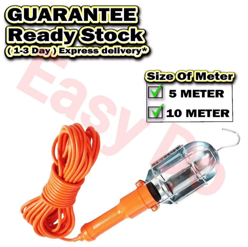 5MTR/10MTR Metal cage E27 hand light work inspection lamp Emergency ...