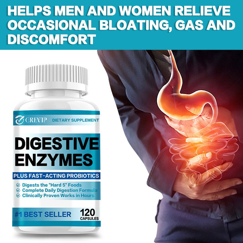 GREVIP Digestive Enzymes - Prebiotics, Probiotics - Colon Cleansing ...