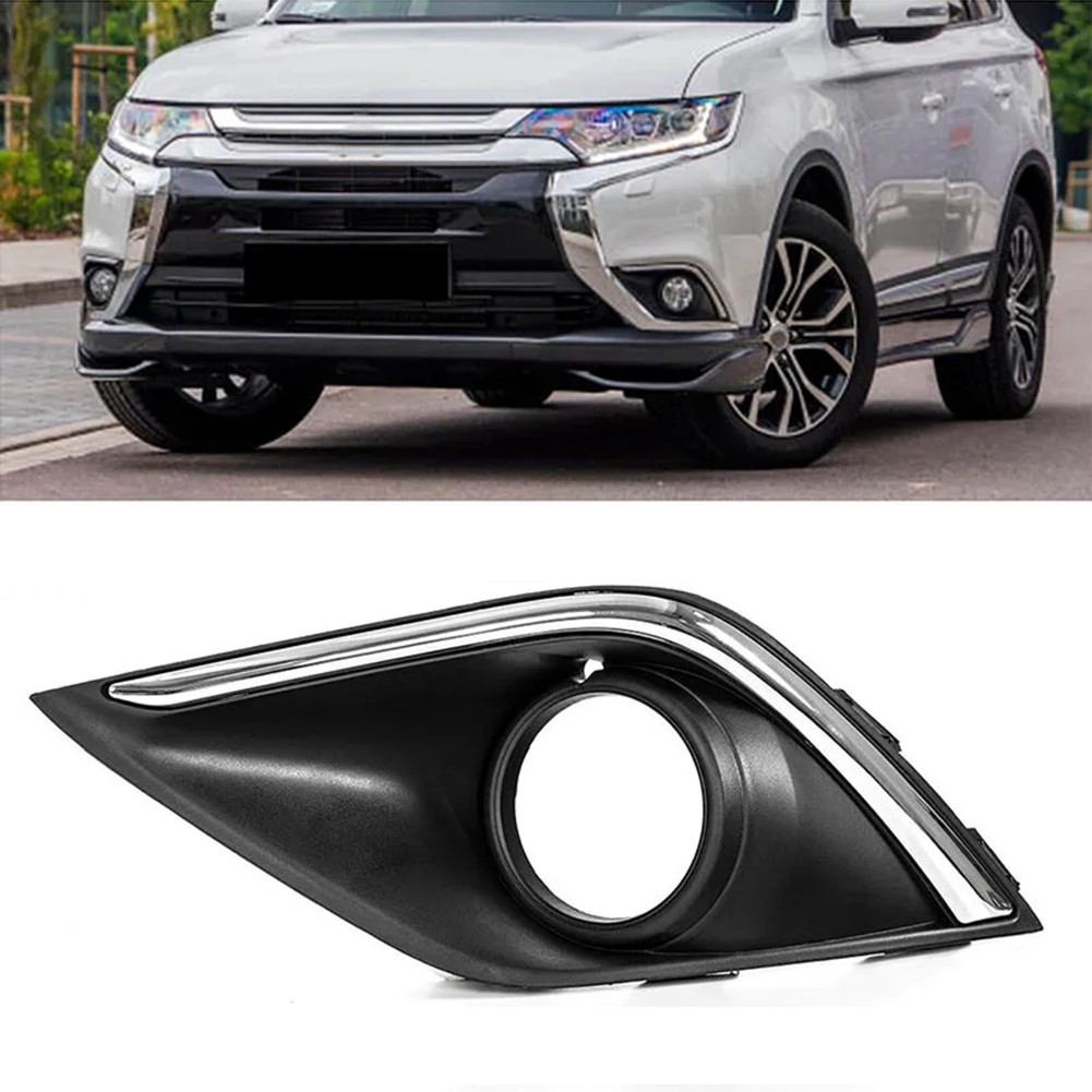 [JTFY] Car Lower Bumper Fog Light Cover Grille For Mitsubishi for ...