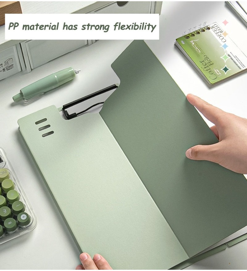 Can be vertical board clip A4 file students with thickened board clip ...