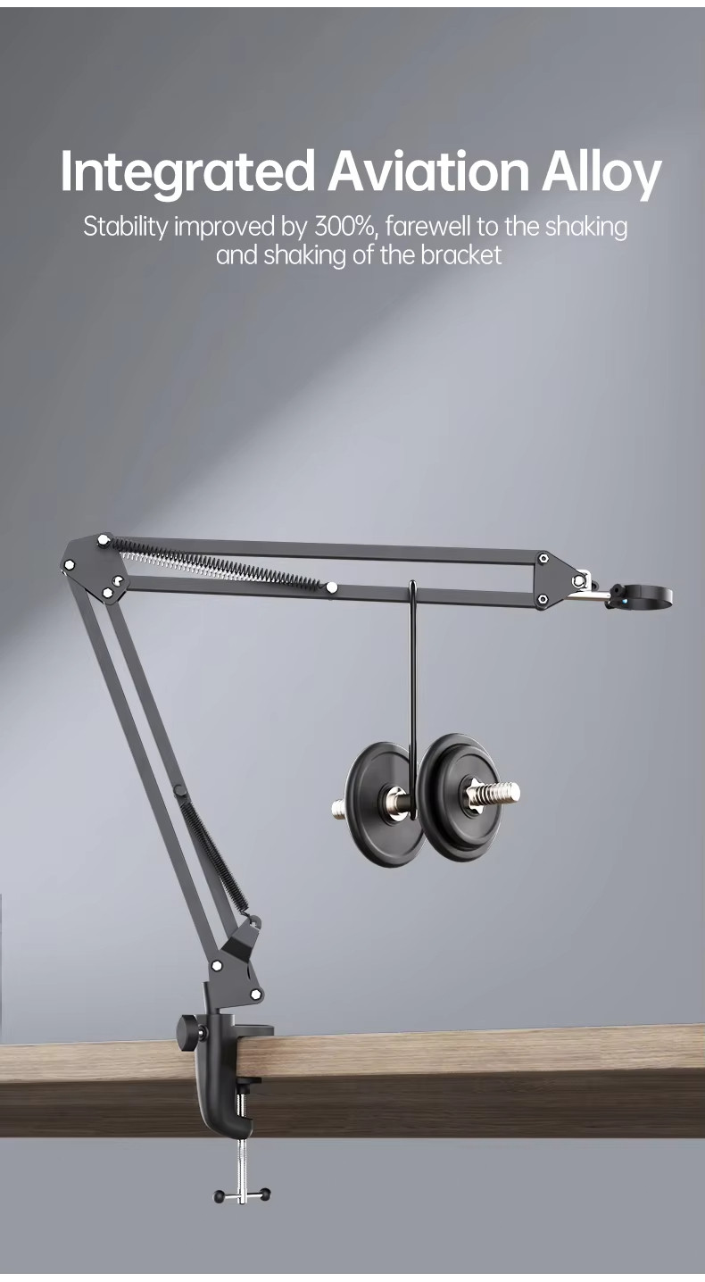 RIEVBCAU Flexible Microscope Arm Stand，Adjustable Metal Bracket Coin ...