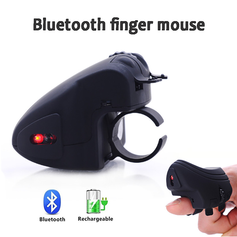 Mini Finger Wireless Mouse Bluetooth Rechargeable Portable Mice Travel ...