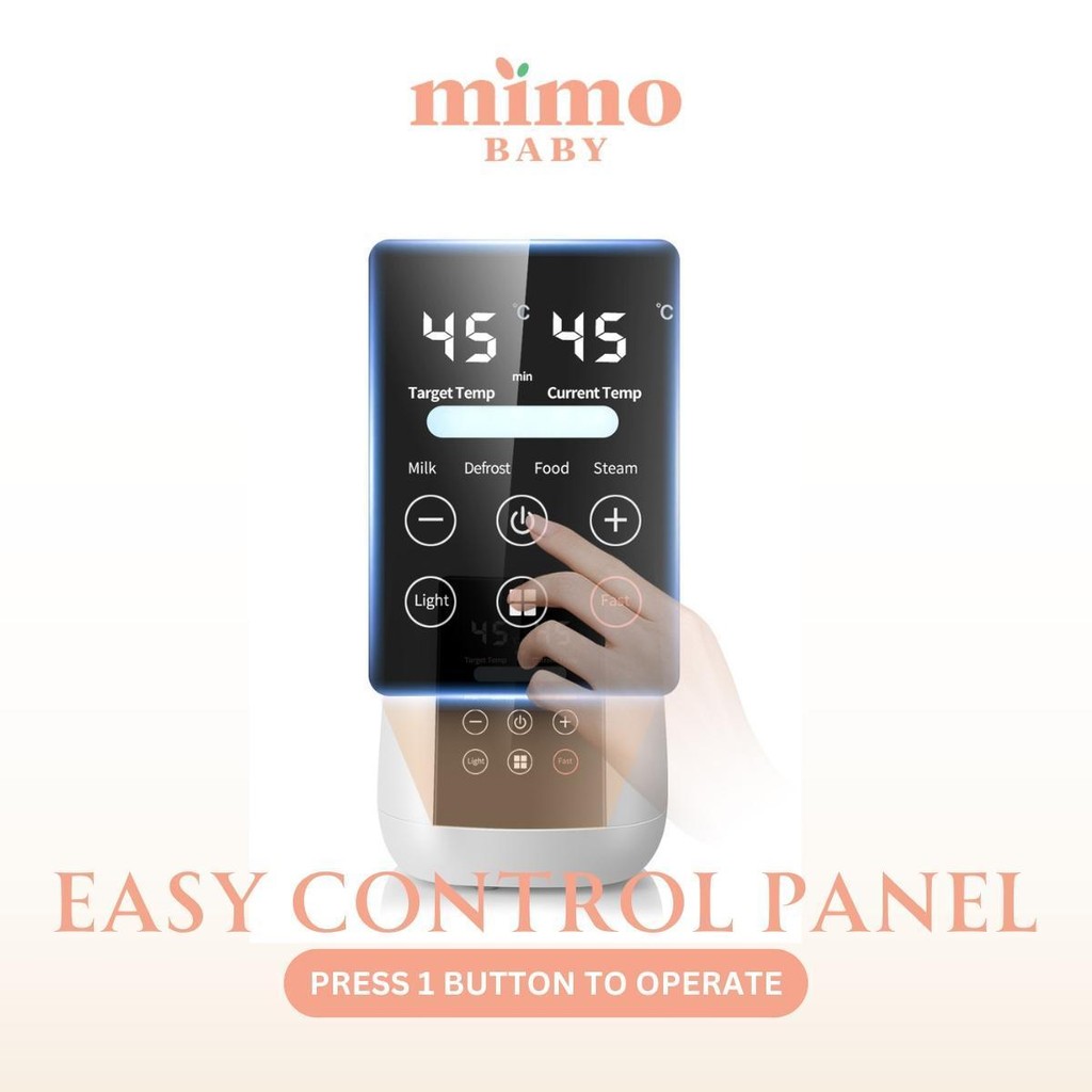 Mimo NanoWarm Milk Warmer | Compact Size | For Breast Milk & Formula ...