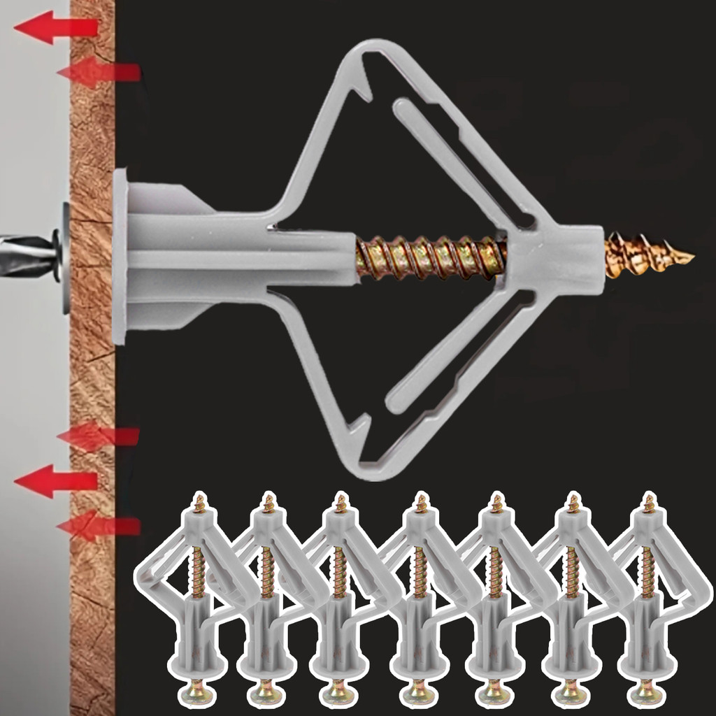 Plastic Nylon Plane Type Expansion Bolt - Hollow Brick Wood Gypsum ...