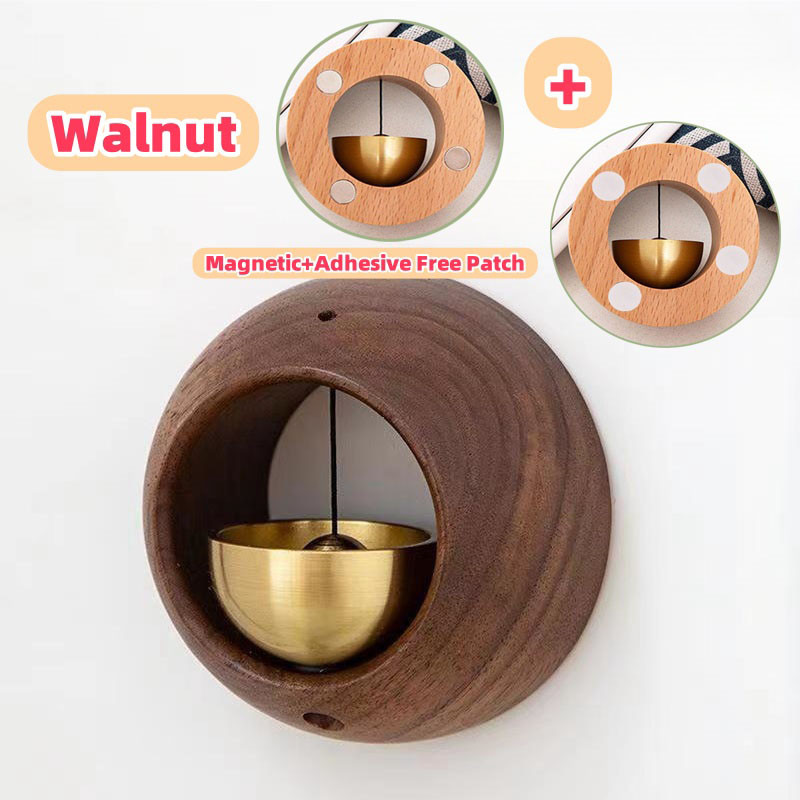 Wooden Doorbell Magnetic Japanese Style Door Bell Creative Entrance ...