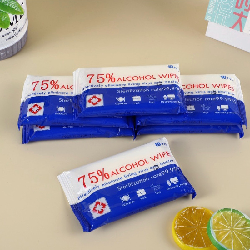 𝐒𝐀𝐅𝐄 𝐒𝐖𝐈𝐏𝐄 10/20/30/40/50pcs Hand Wipes Alcohol Wet Tissue Disposable ...