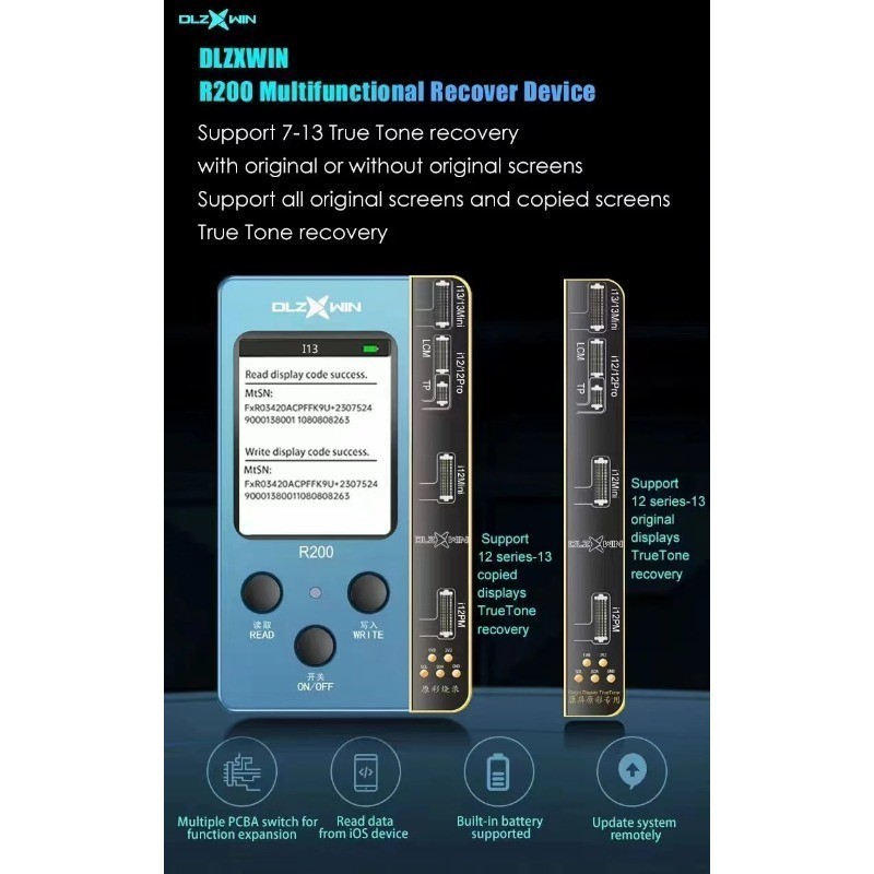 DL R200 primary color repair codec For X-11-12-13-14 Pro battery ...