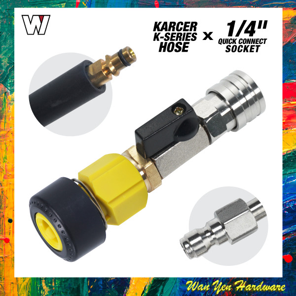High Pressure Washer Ball Valve Kit / Water Flow Switch Multipurpose ...