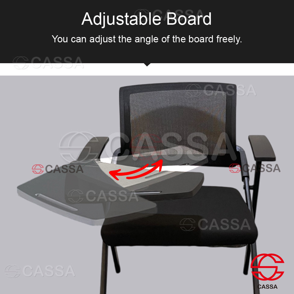Cassa Vaga Study Chair with Foldable Table Board | Shopee Malaysia