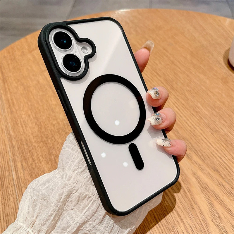 Desert Titanium Gold Wireless Magnetic Charging Phone Case for iPhone ...