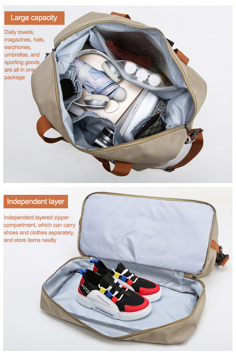 Large Capacity Travel Duffel Bag | Waterproof Organizer with Multi ...