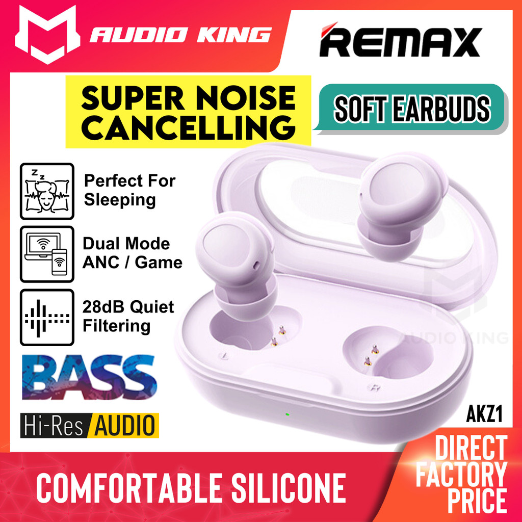REMAX Sleep Noise Cancelling Bluetooth 5.4 Earplug Loop ANC True Wireless Stereo Mini Earbuds ...