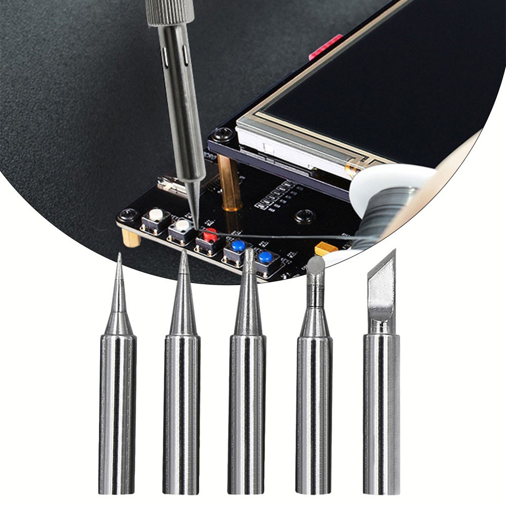 [Super] 5pcs Lead-free Soldering IronTip Replacement 936 Soldering Iron ...