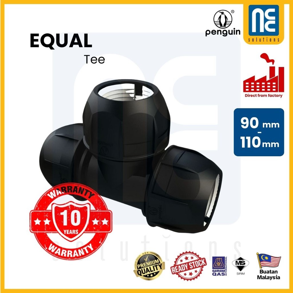 PN16 HDPE Compression Poly Pipe Connector Poly Pipe Fitting Poly ...