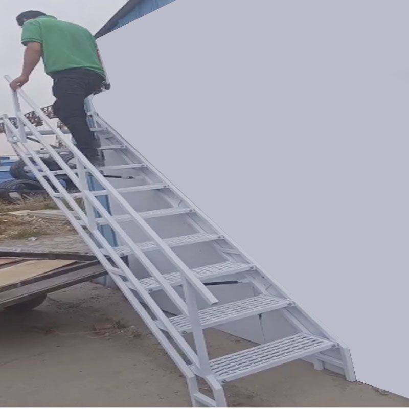 Wall-mounted Stairs Side Wall-mounted Foldable Staircase Telescopic ...