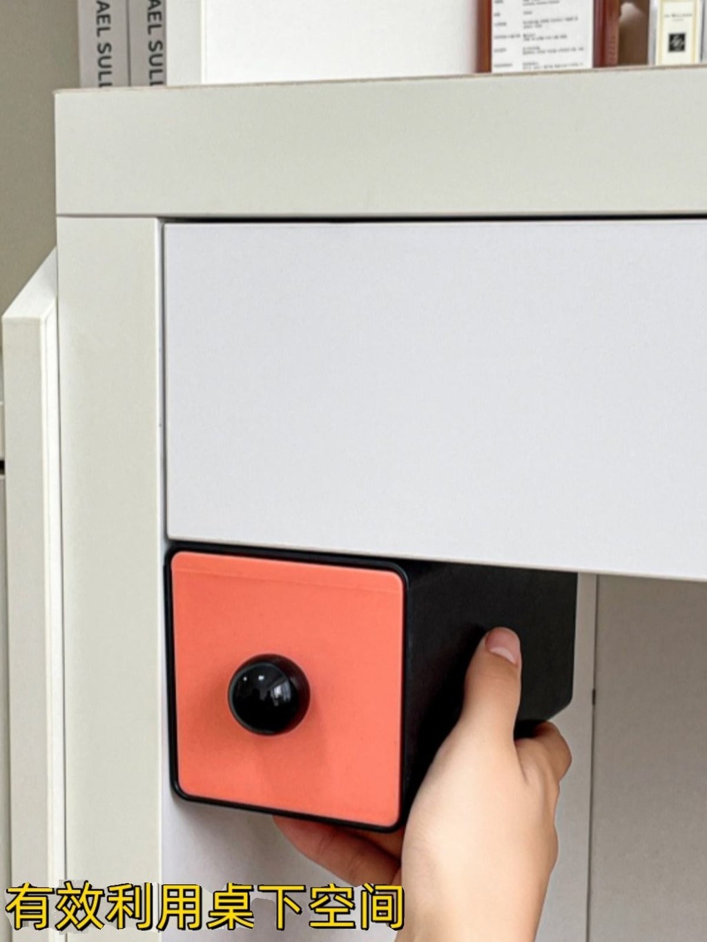 Hidden storage box drawer-type hidden compartment//// Home Under-Desk ...