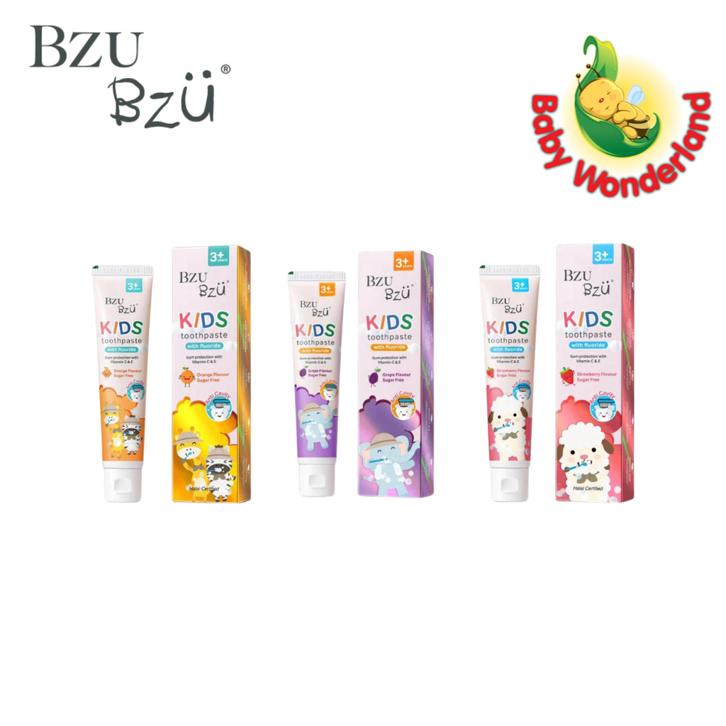 Bzu Bzu Kids Toothpaste (50g) | Shopee Malaysia