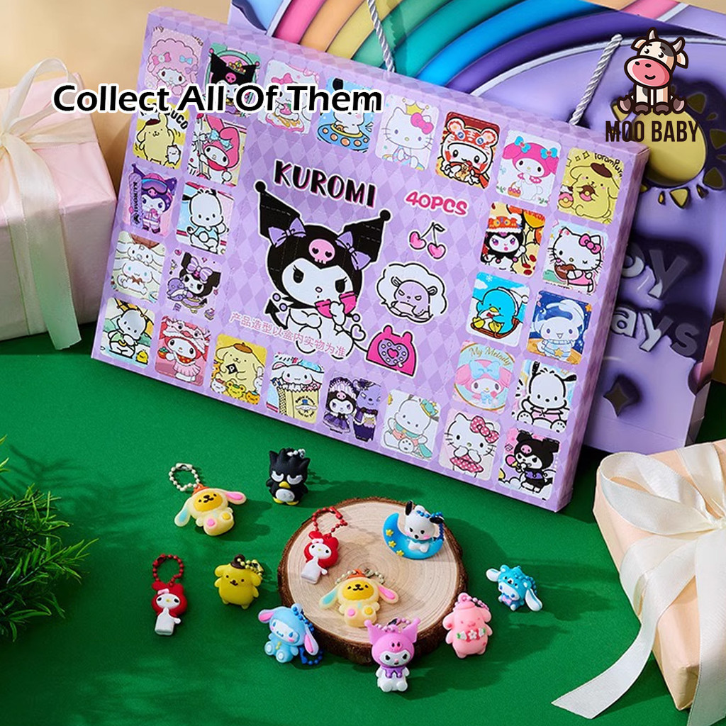 Moo Baby Barang Kuromi Blind Box Murah Gila Kuromi Mini Blind Box Set ...