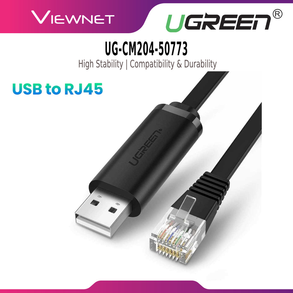 UGREEN USB A TO RJ45 CONSOLE CABLE 1.5 METER CONSOLE PROGRAMMING CABLE ...