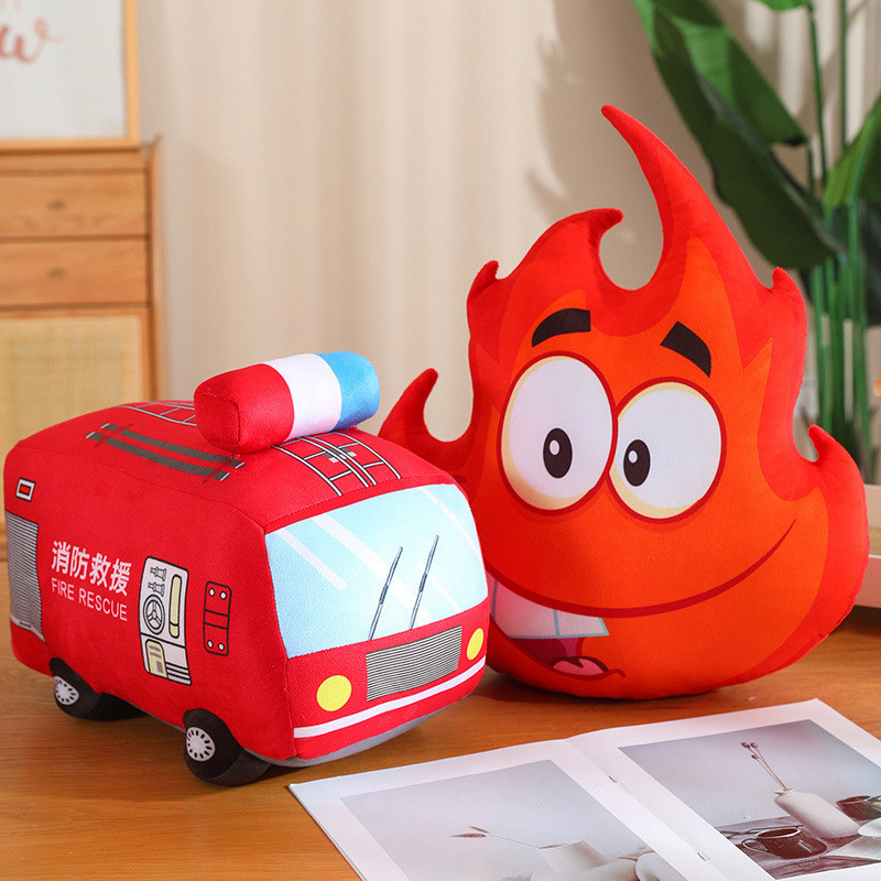 Figure Firefighter Plush Fire Extinguisher Doll With Soft Material For ...