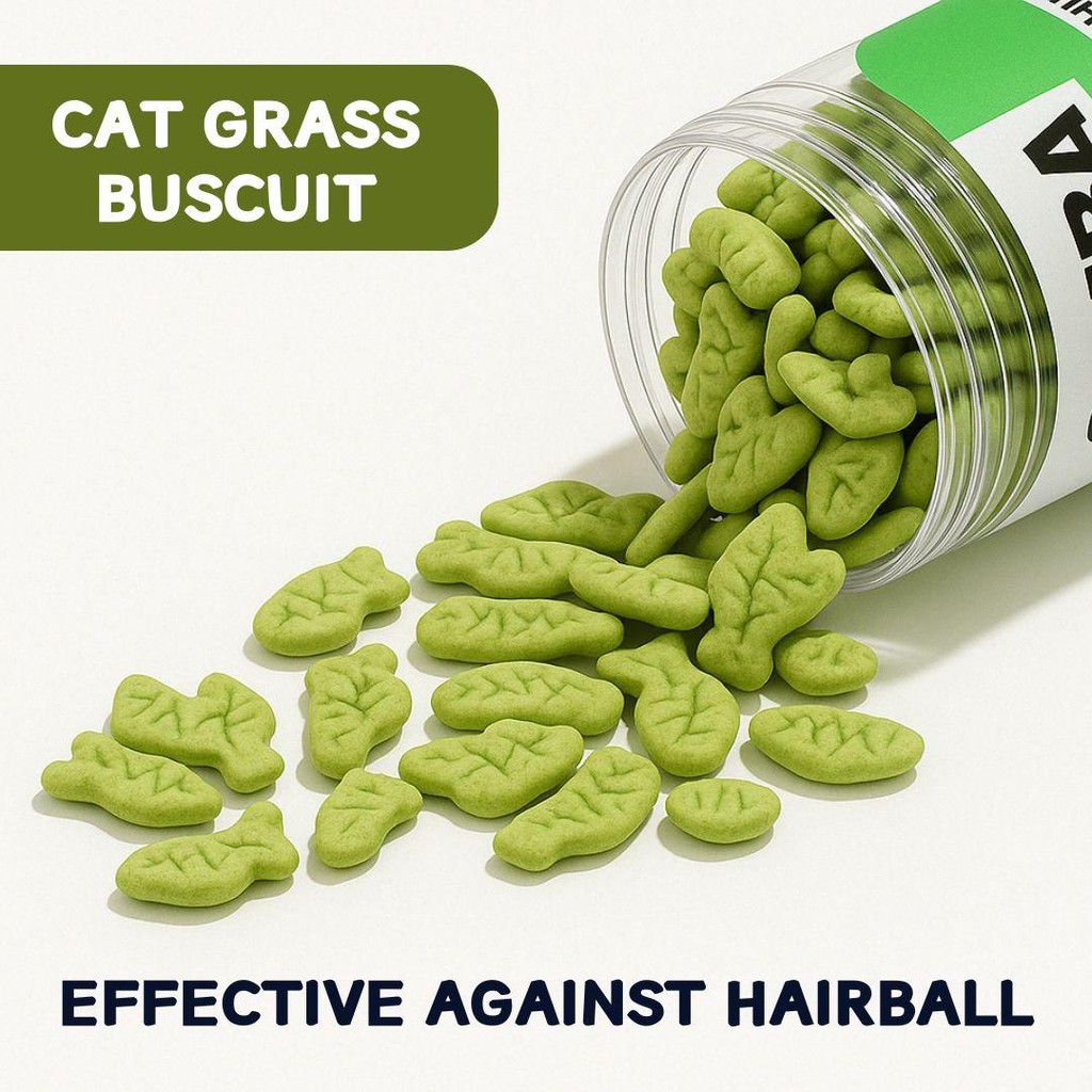 SIMBA Cat Biscuit Cat Grass Hairball Probiotic Salmon Makanan Kucing ...