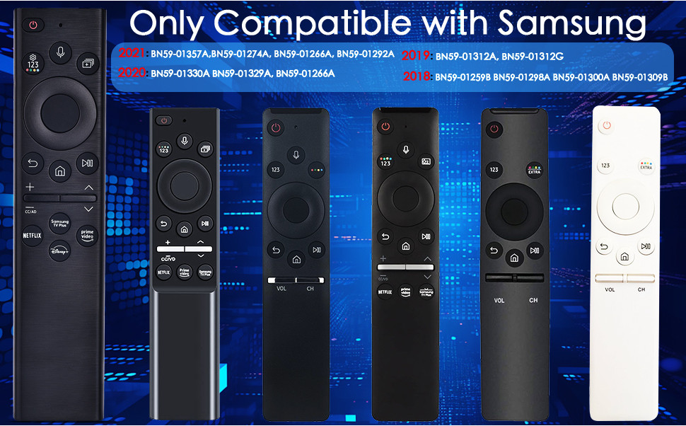 Replacement for Samsung Smart TV Remote,Voice Control Compatible with ...