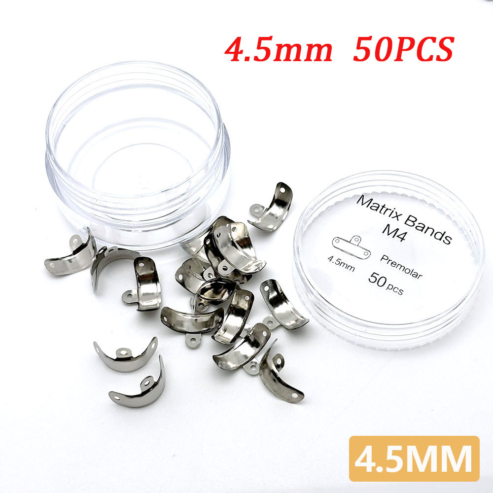 Dental Matrix Bands NITI Metal Matrices Clamp Ring Sectional Contoured ...