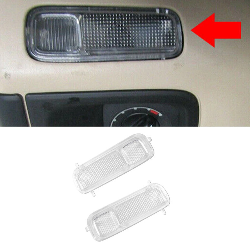 2Pcs Overhead Console Dome Map Light Lens Dome Light Lamp Lens For 2003 ...