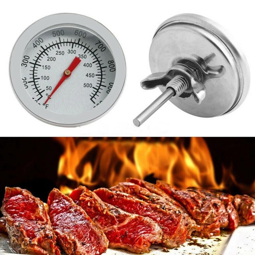 50-500 Celsius Stainless Steel BBQ Smoker Grill Thermometer Temperature ...