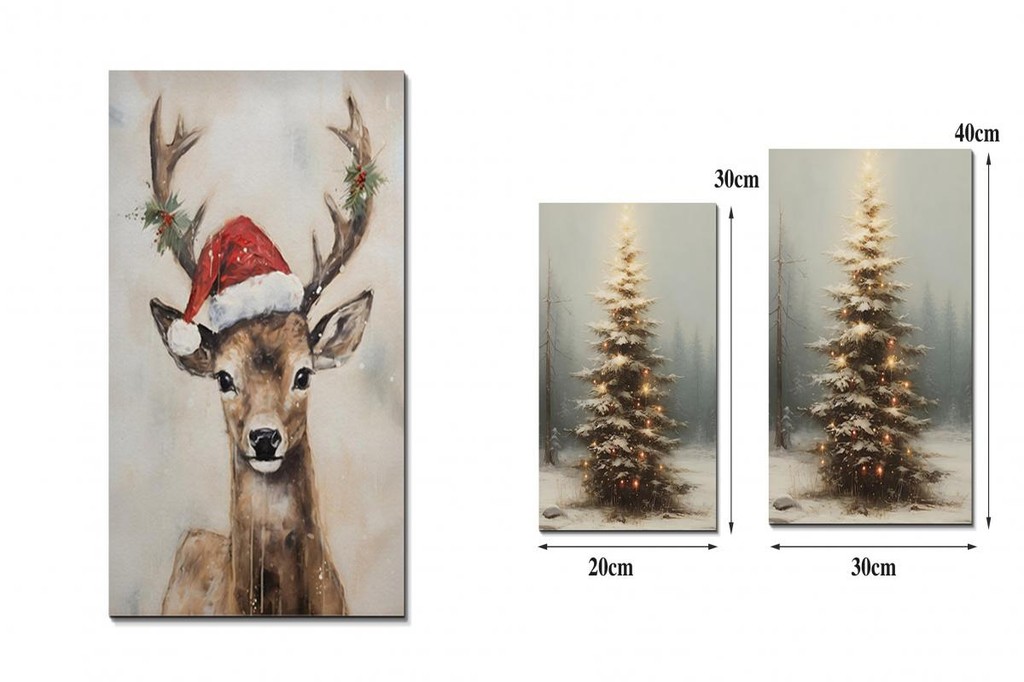 ag Nostalgic Christmas Prints Vintage Santa Claus Decor Vintage ...