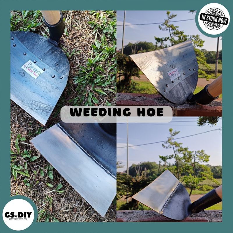 in stock Weeding Hoe Cangkul Rumput️Heavy Duty Tajak Rumput ...